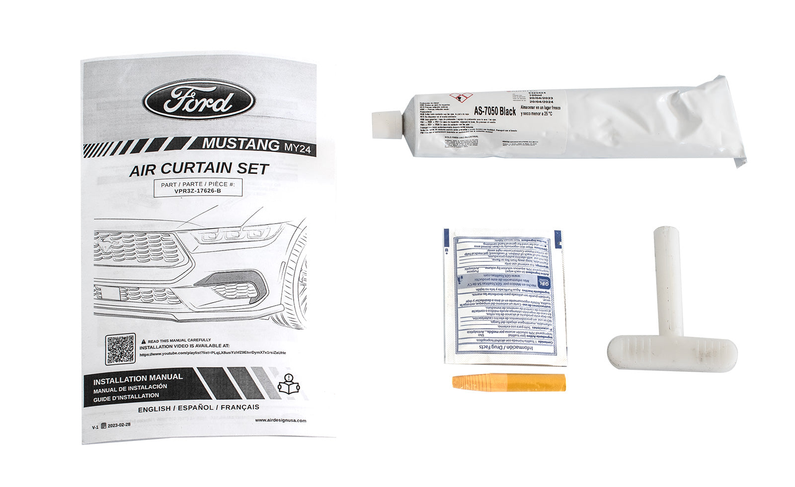 2024 Mustang Ecoboost Genuine Ford OEM VPR3Z-17626-B Lower Front Fasci ...