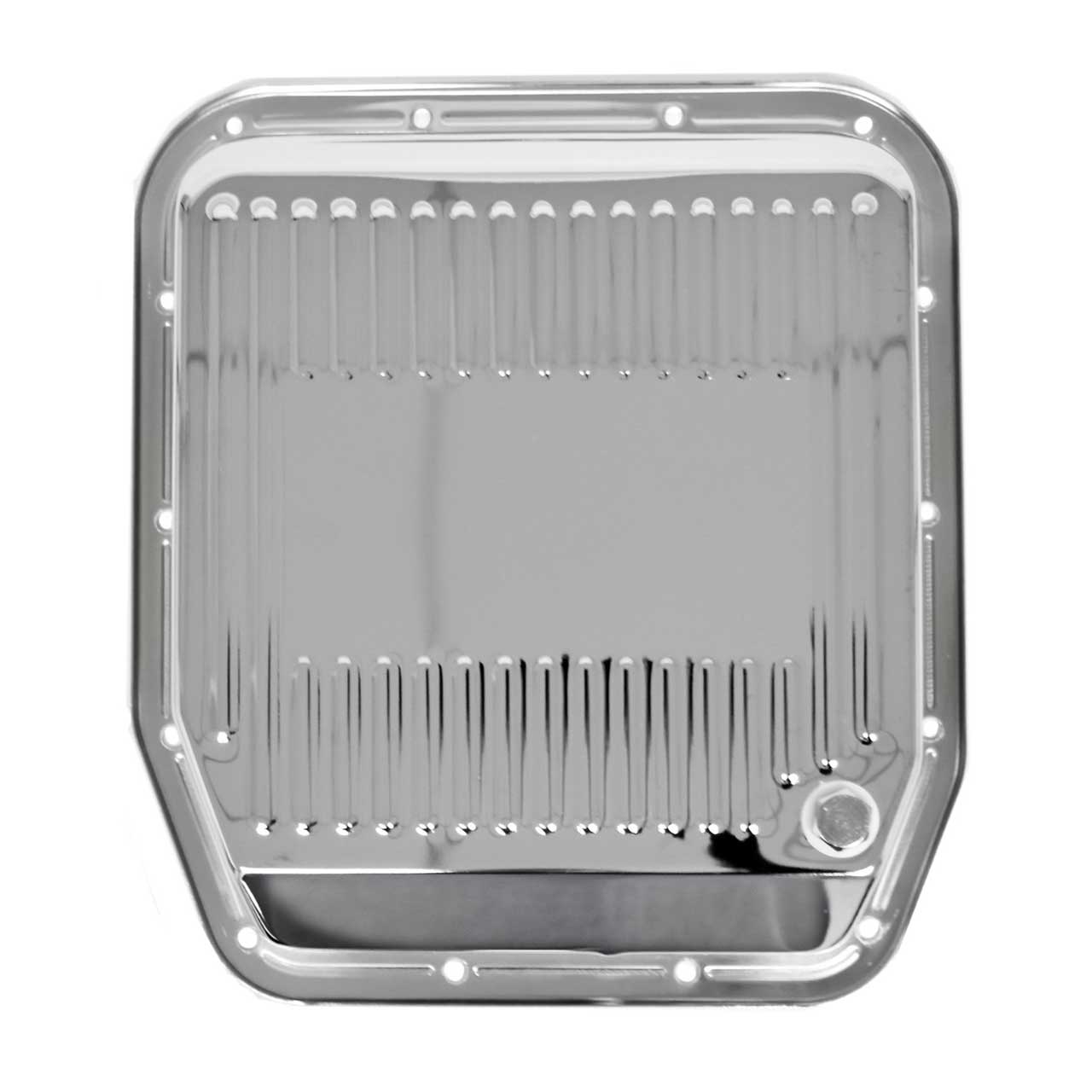 1984-1993 Ford Mustang 5.0 V8 AOD Automatic Chrome Transmission Pan w ...