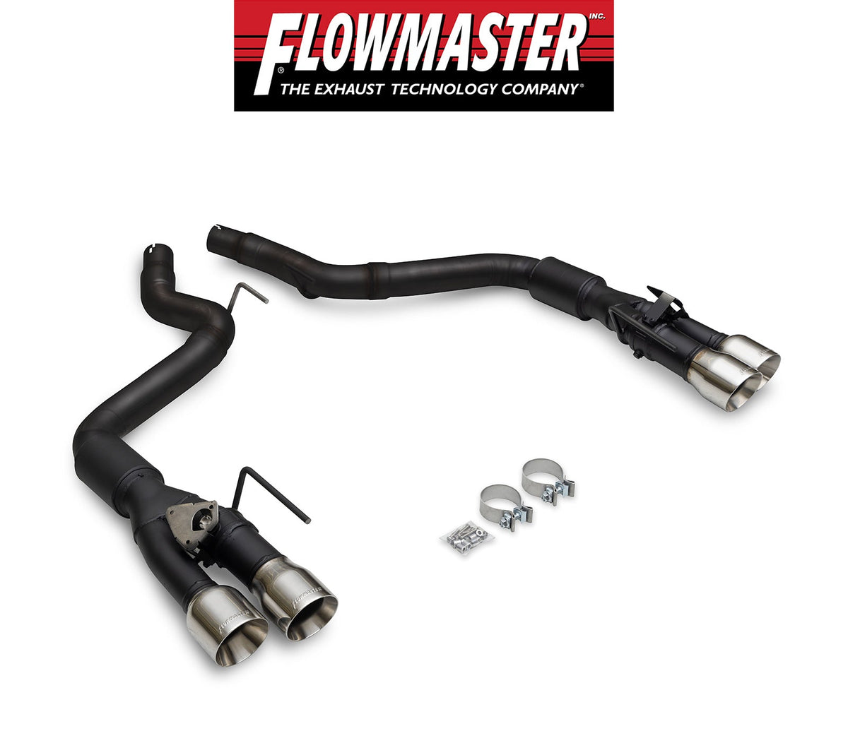 2024-2025 Mustang Flowmaster Outlaw Axle Back Active Exhaust Polished ...