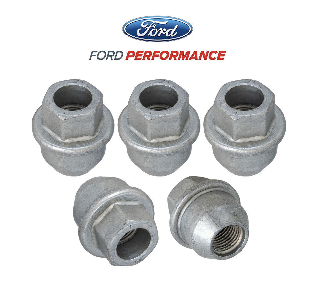 2005-2014 Mustang Ford Performance M-1012-H Open Wheel Lug Nuts Set of ...