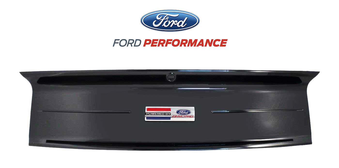 2015-2023 Mustang Rear Deck Lid Trunk Trim Panel w Powered By Ford Rac ...