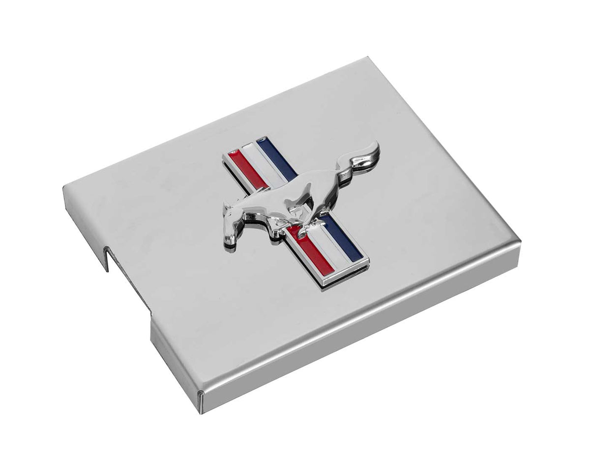 1998-2004 Mustang Polished Stainless Fuse Box Cover Tribar Running Hor ...