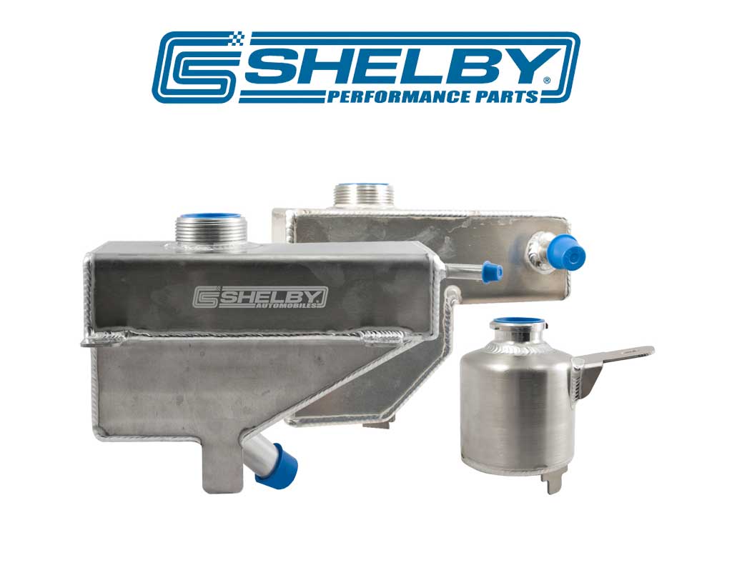 2007-2010 Shelby GT500 NOS 3pc Brushed Aluminum Engine Coolant Reservo ...