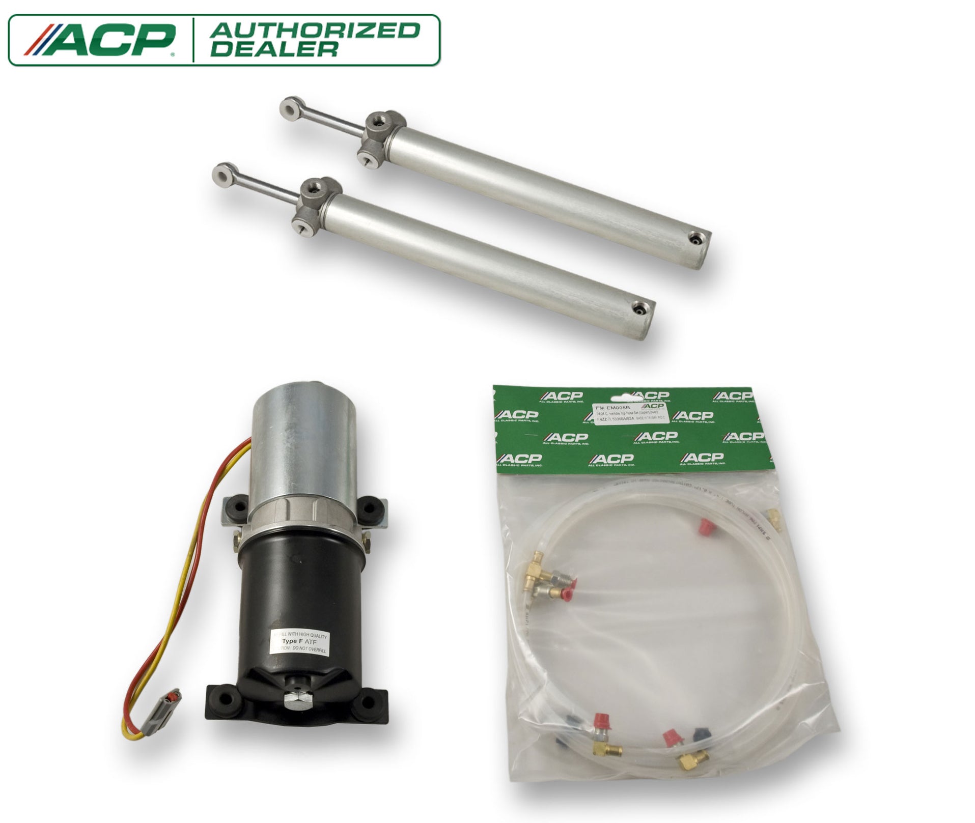 1999-2004 Mustang Convertible Hydraulic Top Cylinders Motor Pump Hoses ...