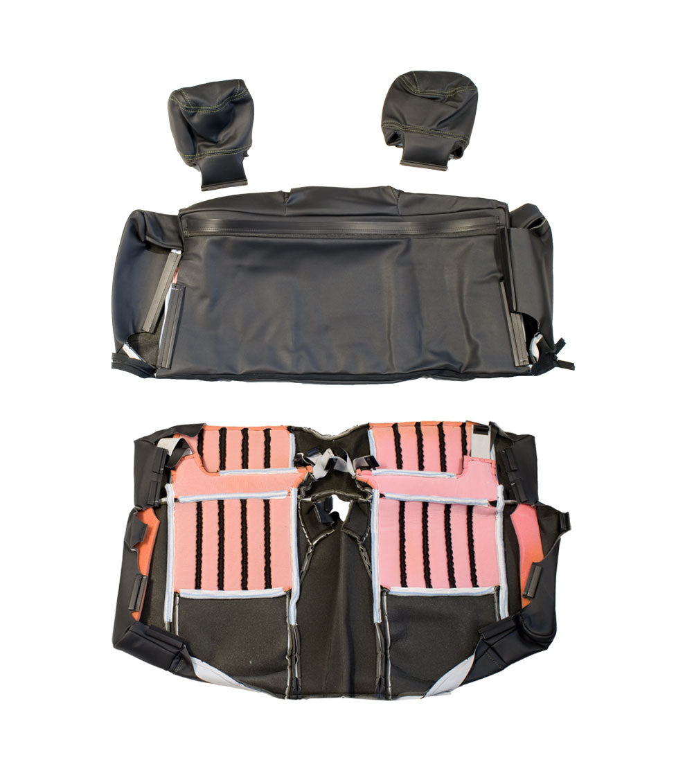 2012-2014 Mustang Convertible Roush RS3 Front Rear Seat Upholstery Bla ...