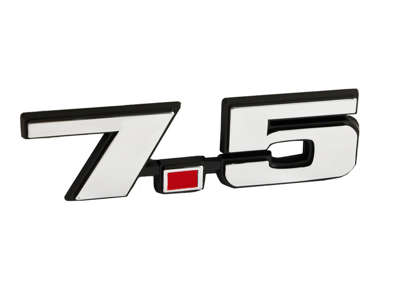 7.5 Liter 460 Ford Truck Mustang Emblem Black w/ Chrome Trim Red Dot 4 ...