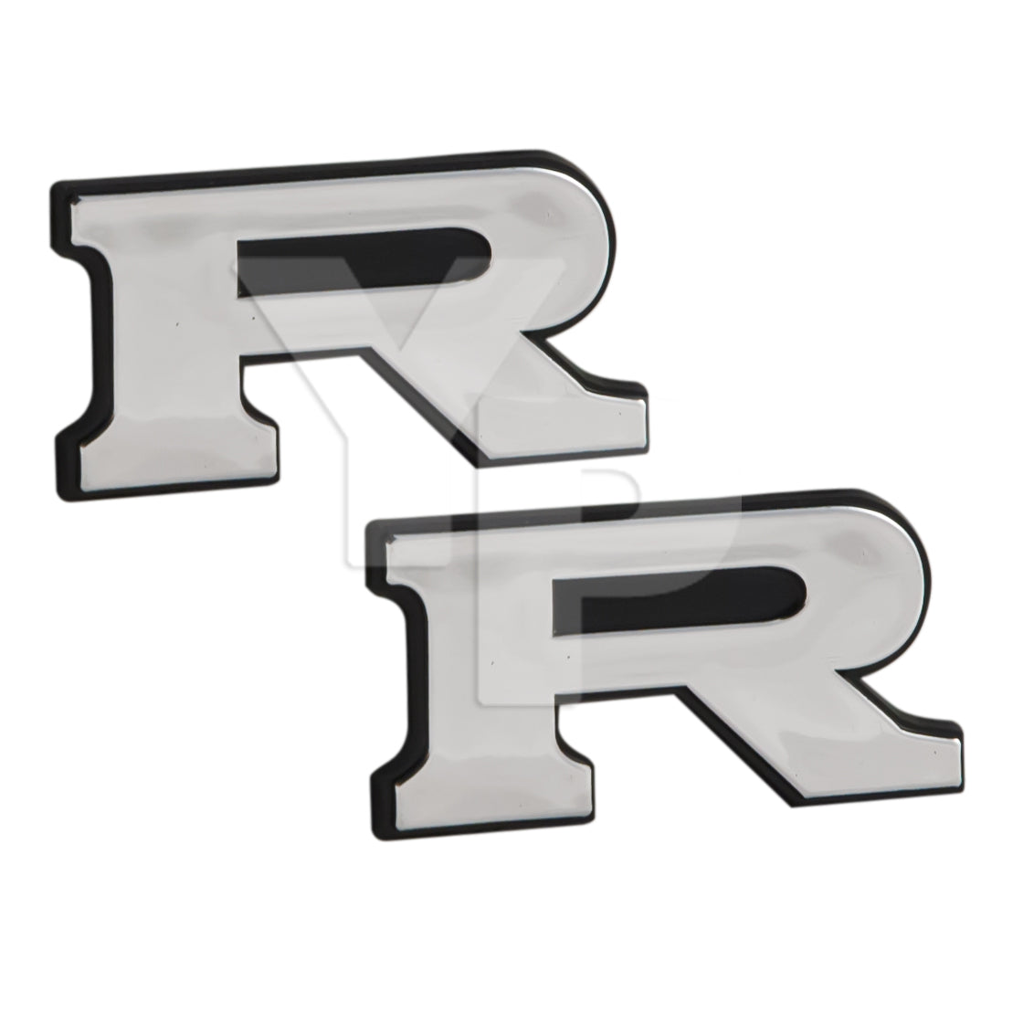 Honda Acura 2.5" Type R Chrome 'R' Logo Stick On Fender Emblems - Pair ...