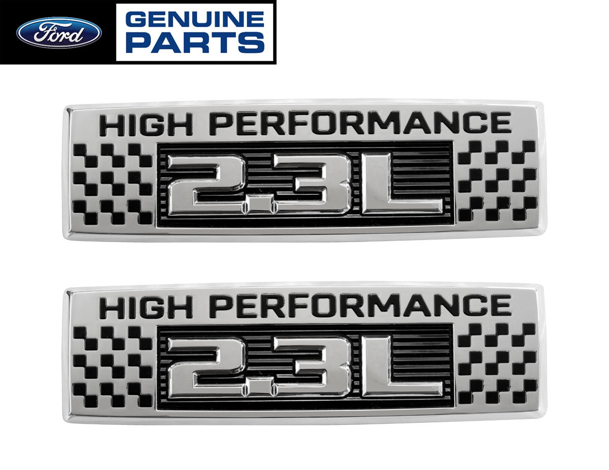 2021 Mustang Ecoboost OEM 2.3L High Performance 5.25" Fender Emblems P ...