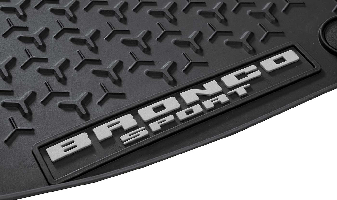 2021-2023 Ford Bronco Sport OEM Front Rear & Cargo 5pc Rubber Floor Ma ...