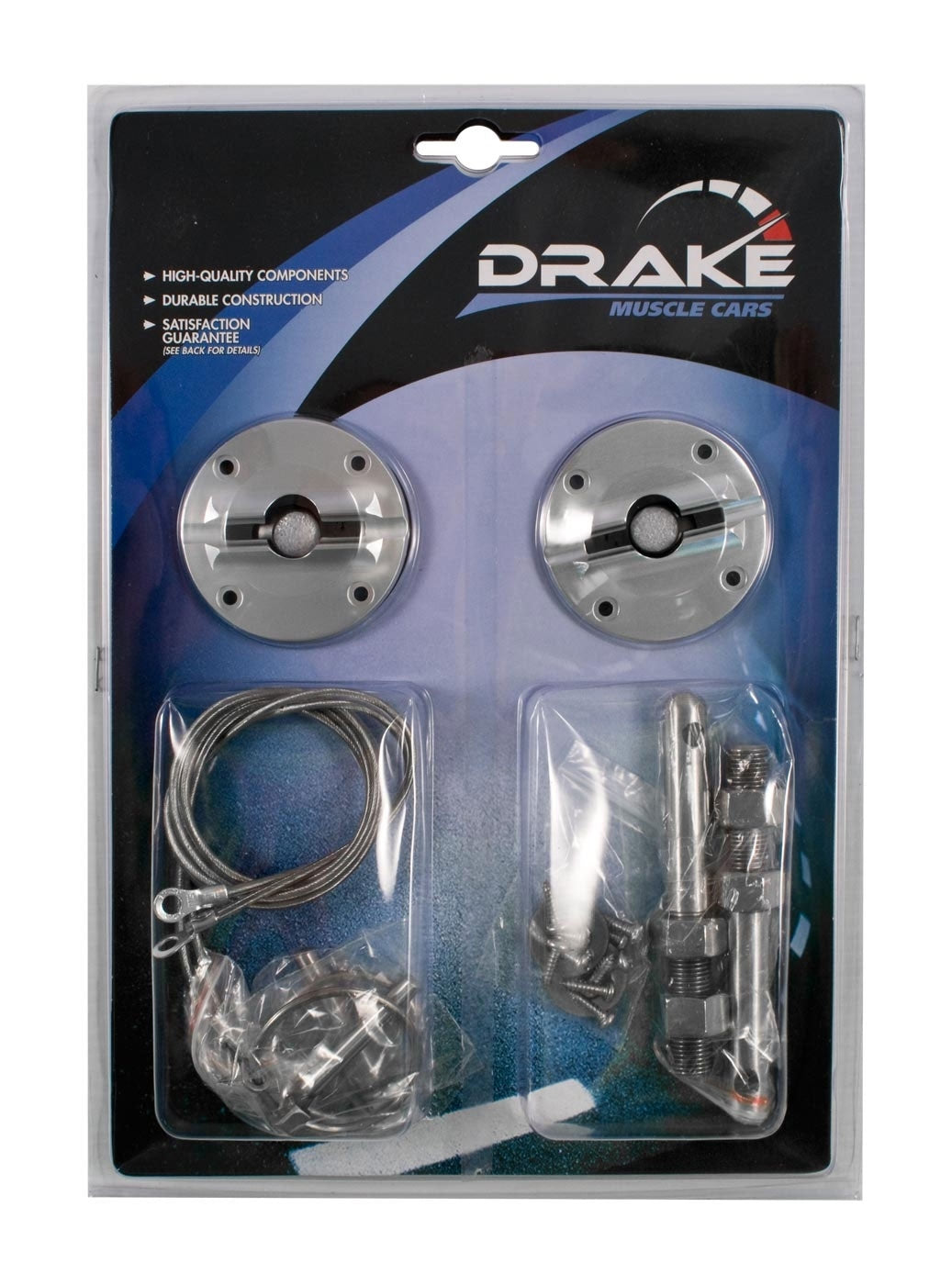 2015-2023 Ford Mustang Billet Aluminum Hood Pin Kit w/ Lanyards FR3Z-6 ...