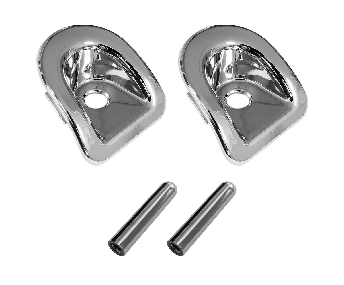 2005-2014 Mustang Roush RS1 RS2 RS3 Chrome Door Lock Bezels Grommets ...