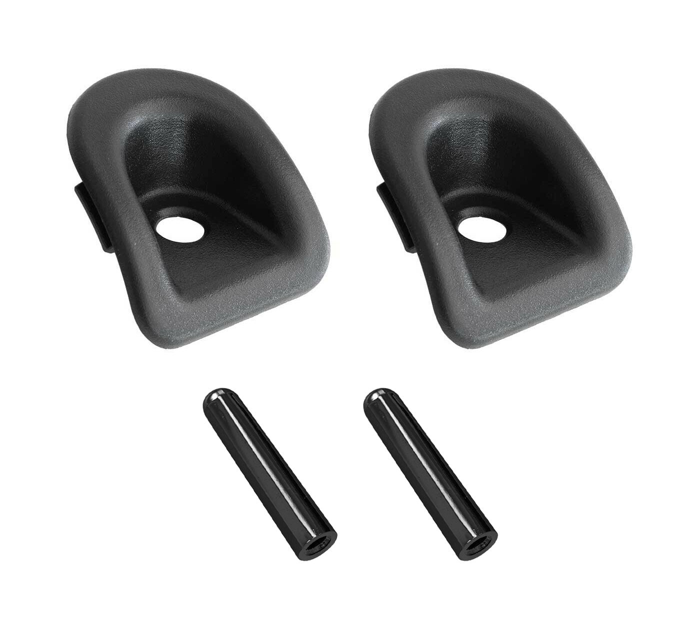 2005-2014 Mustang Black Door Panel Lock Bezels Grommets & Pins Kit LH ...