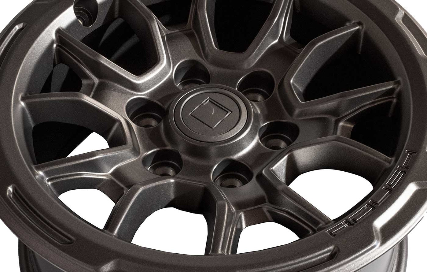 2021-2025 Ford Bronco R Roush 17" x 8.5" Set of 5 Iridium Gray Wheels ...