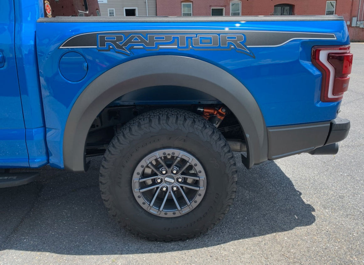 2017-2020 F150 Raptor Ford Performance M-1096K-RA Wheel Center Caps Se ...