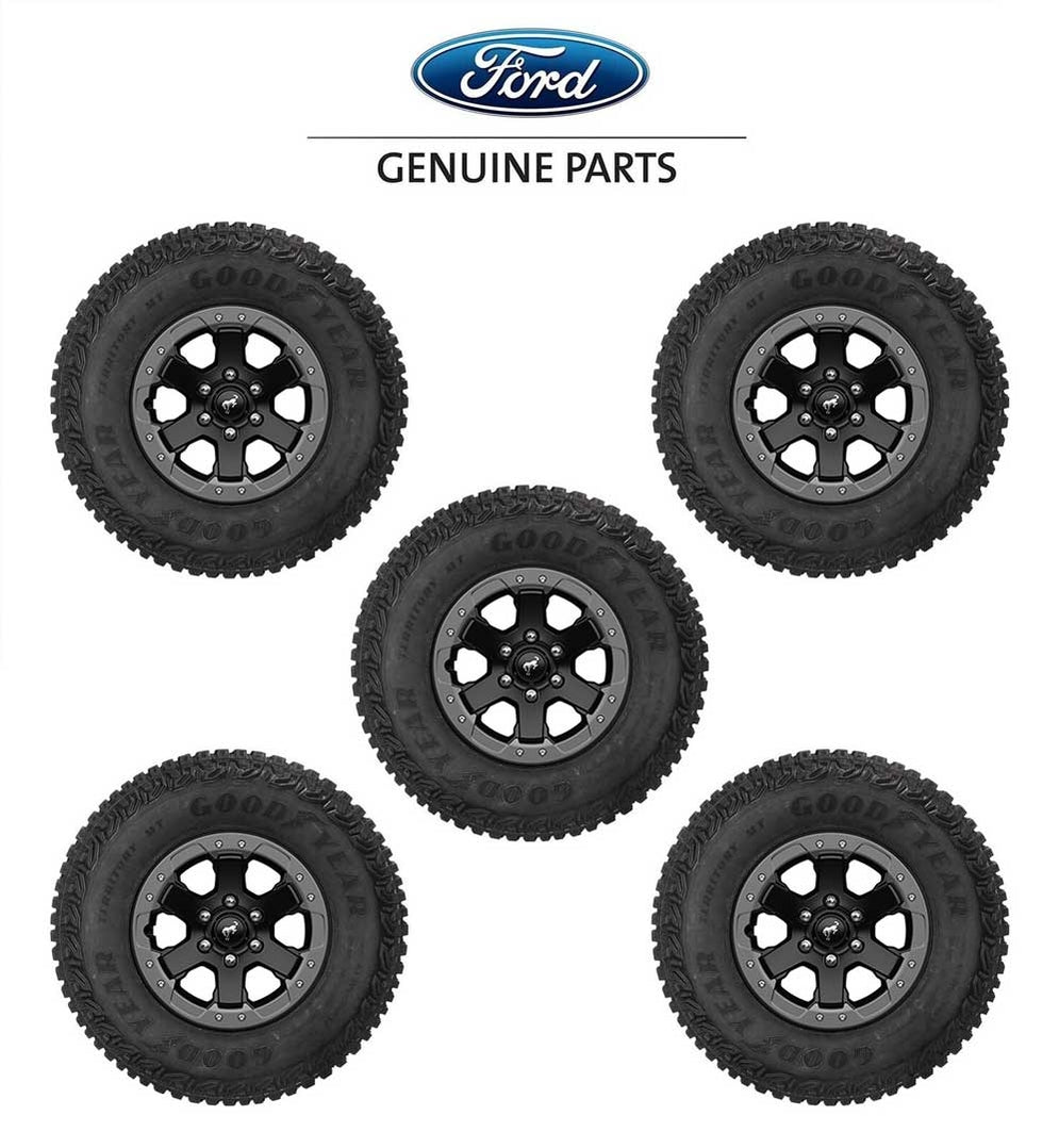 2021-2024 Bronco OEM 17" x 8" Set of 5 Badlands Wheels Goodyear Tires ...