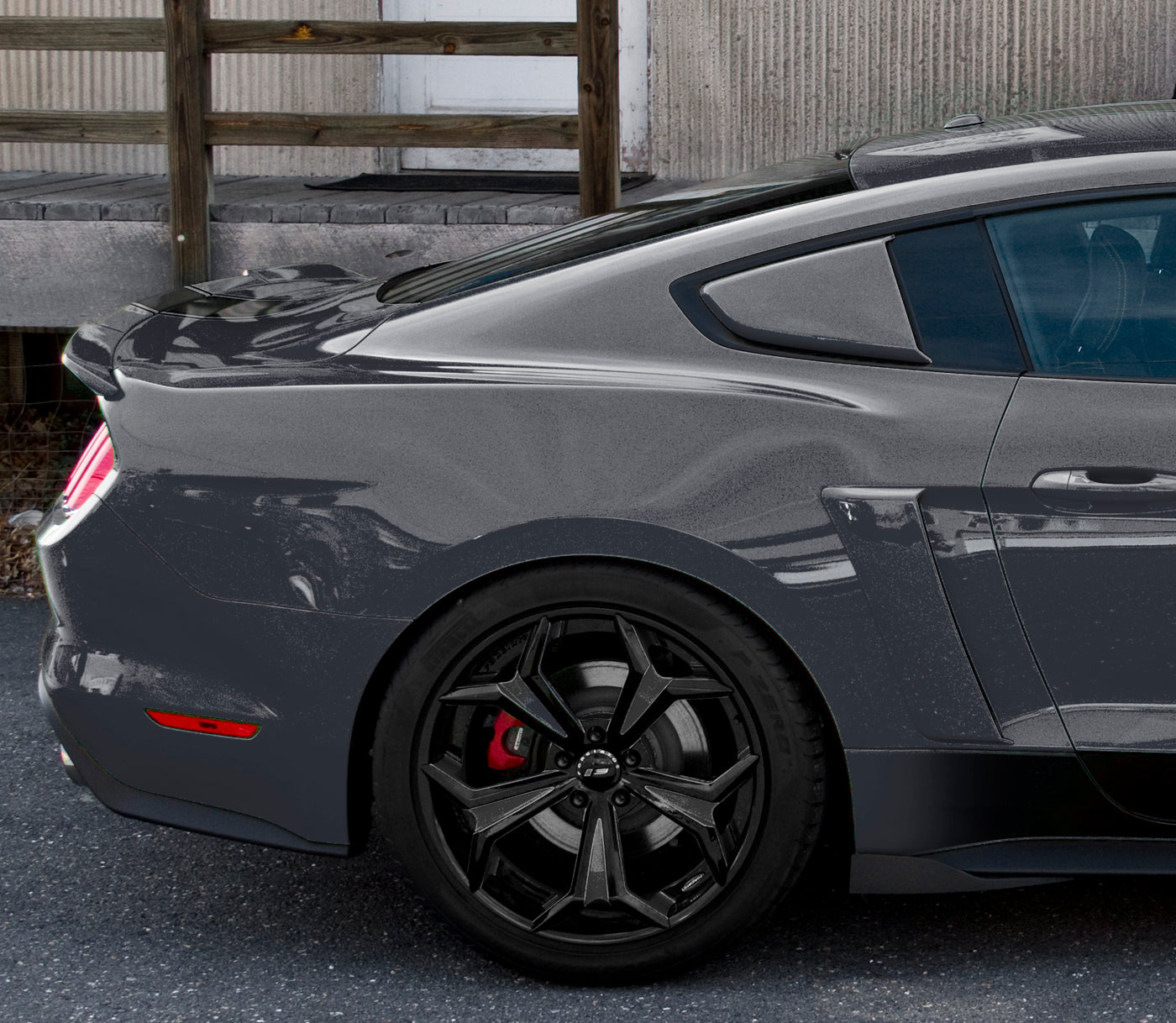 2015-2020 Mustang Genuine Ford Side Quarter Window Cover Scoops Magnet ...