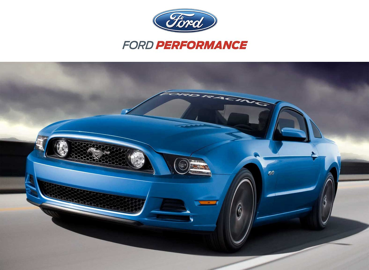 2005-2014 Mustang Ford Racing M-1820-M Logo Front Windshield Window Ba ...