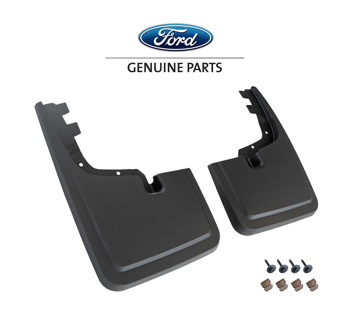 2021-2023 Ford F-150 Ford OEM ML3Z-16A550-AA Black Front Mud Flaps Spl ...