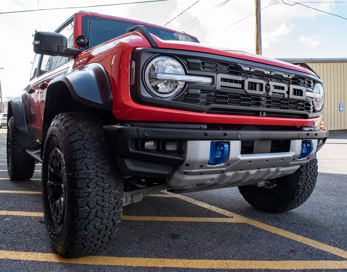 2021-2024 Bronco Raptor OEM Genuine Ford N2DZ-8200-ZA Front Grille w ...