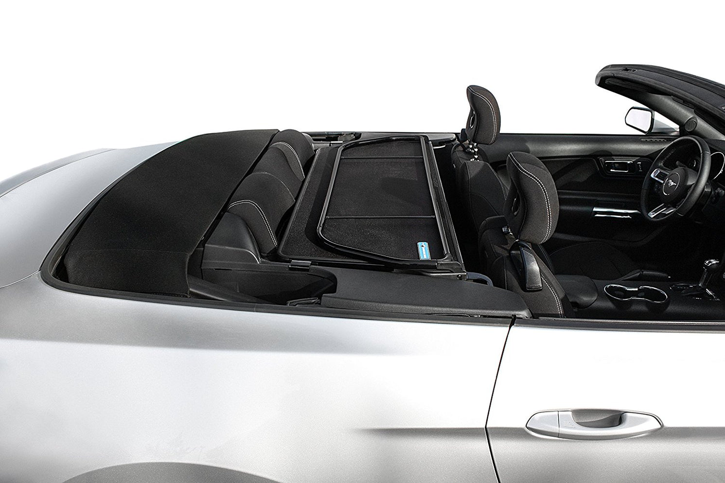 2015-2023 Ford Mustang Wind Screen Deflector - Convertibles WITHOUT Li ...